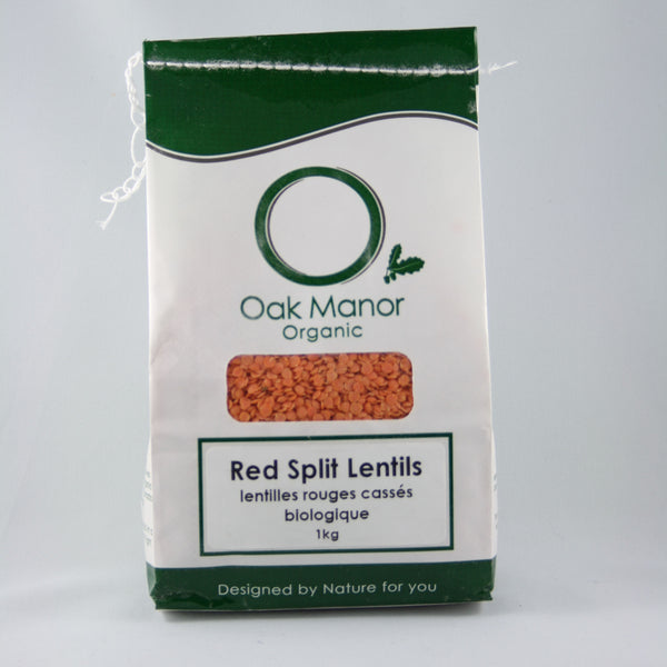 Organic Red Split Lentils – Oak Manor Organic